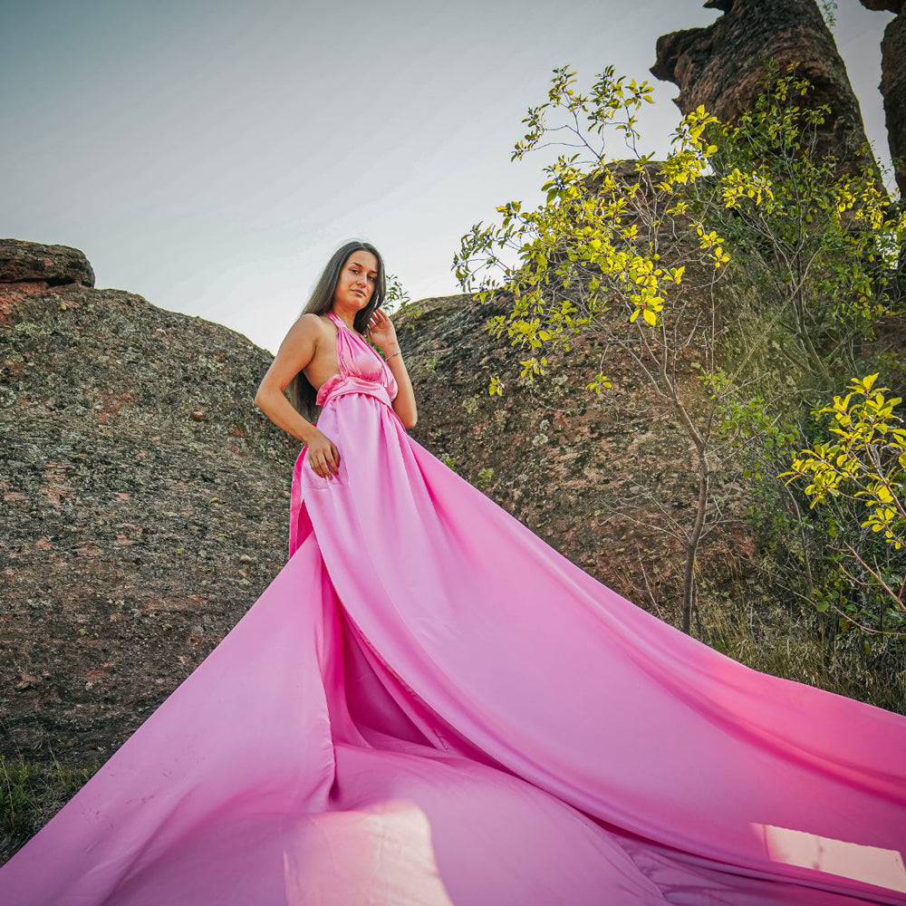 Photo shoot Flying dress at the Belogradchik rocks – GiftComeTrue.com